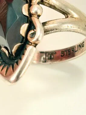 Navajo | Jewelry | Vintage Native American Bell Trading Post Sterling ...